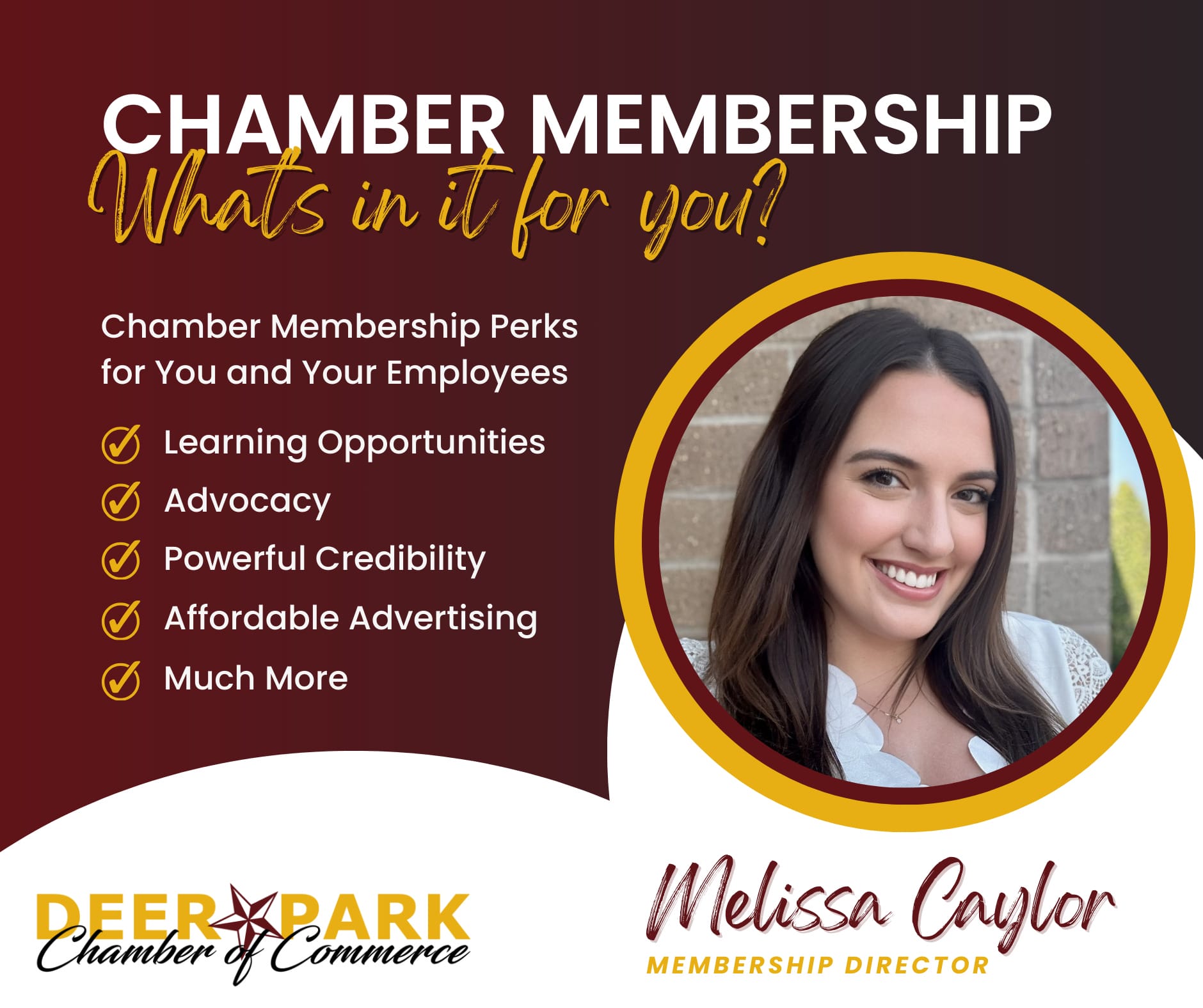 Why Join A Chamber? - Deer Park Chamber of Commerce - TX